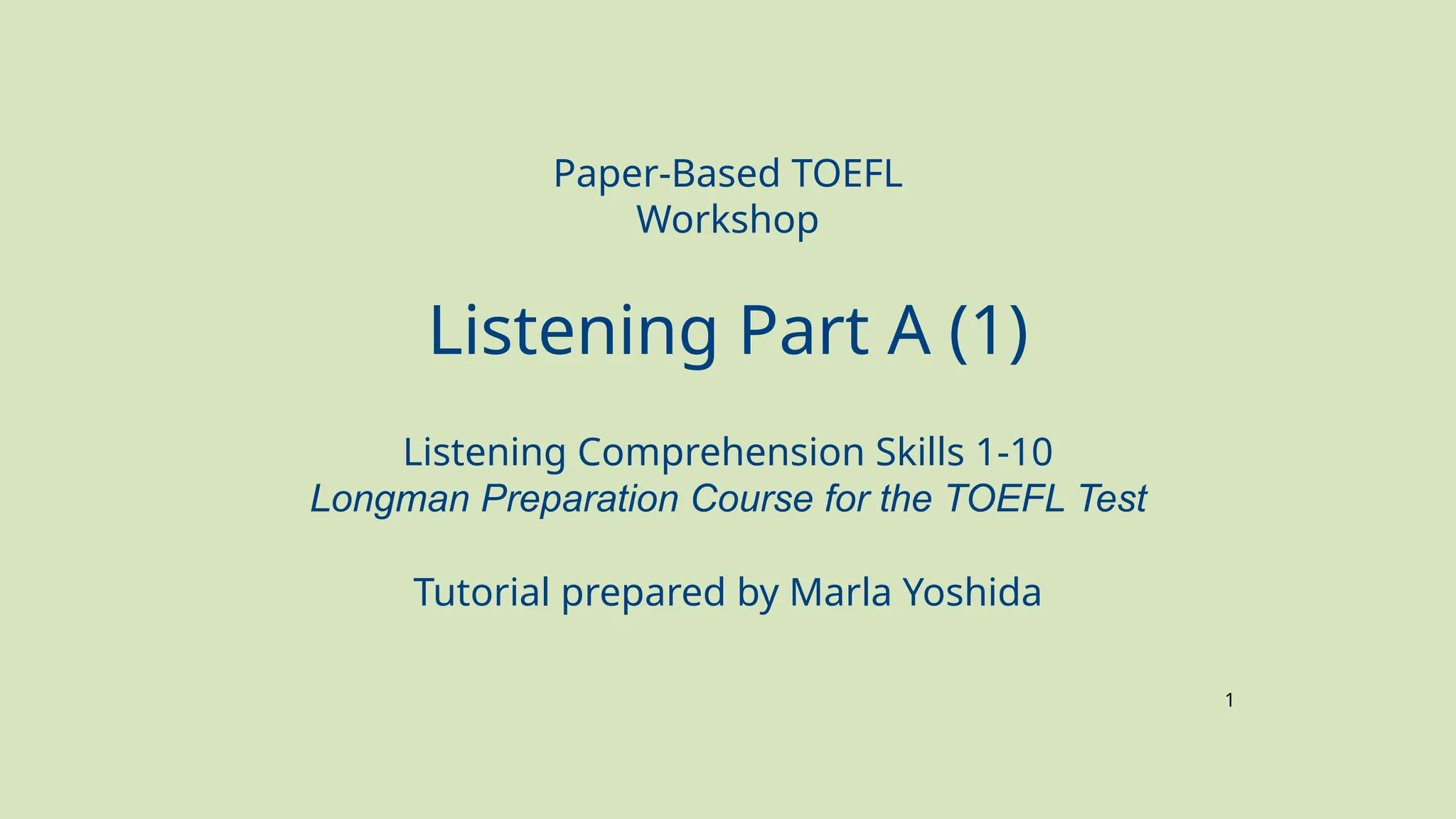TOEFL ITP Listening Skills strategies and techniques.pptx