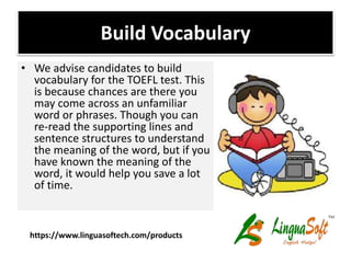 Toefl listening test structure & tips | PPTX
