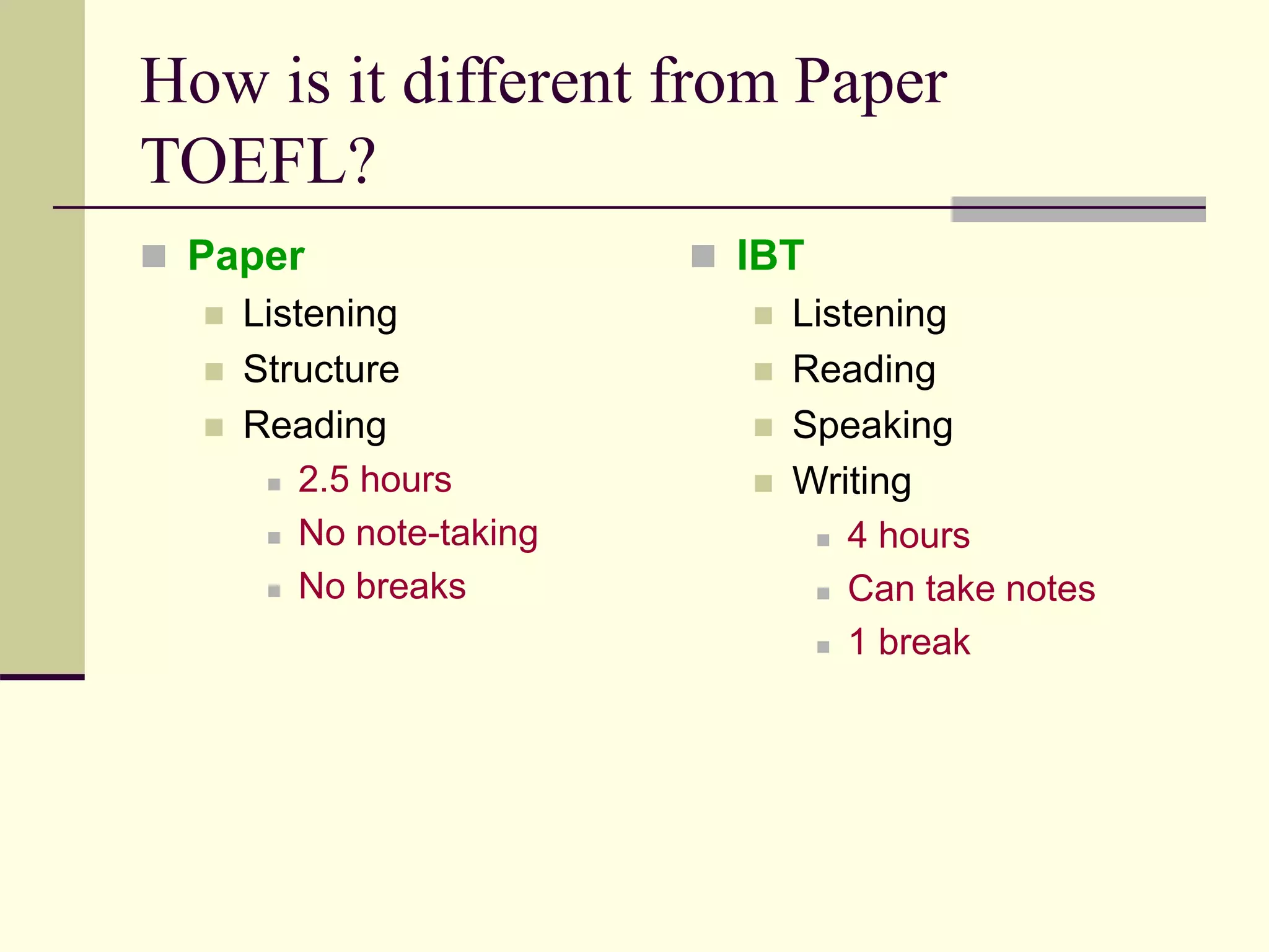 TOEFL overview.ppt