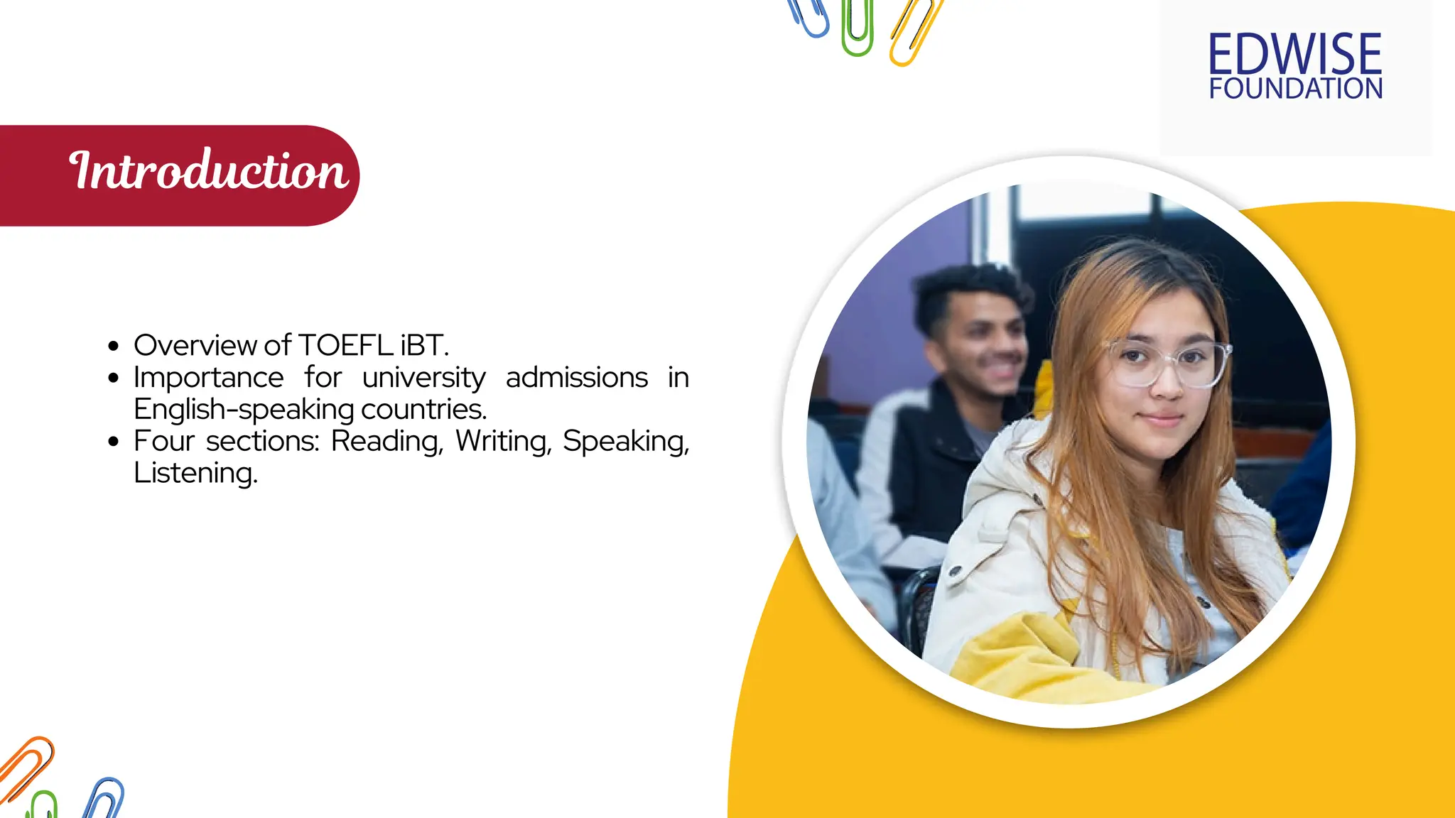 Comprehensive TOEFL Preparation with Edwise Foundation in Kathmandu | PPT