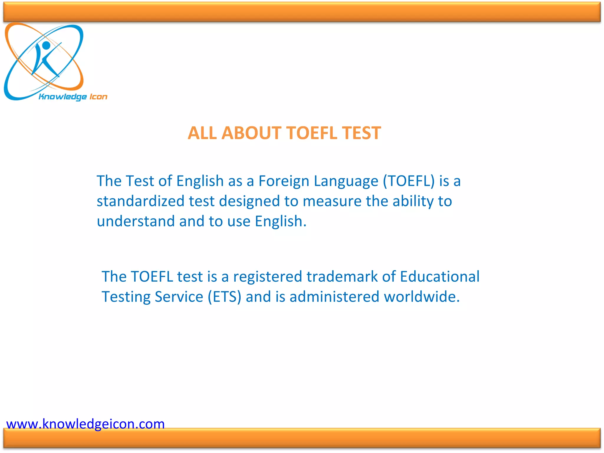TOEFL Presentation | PPT