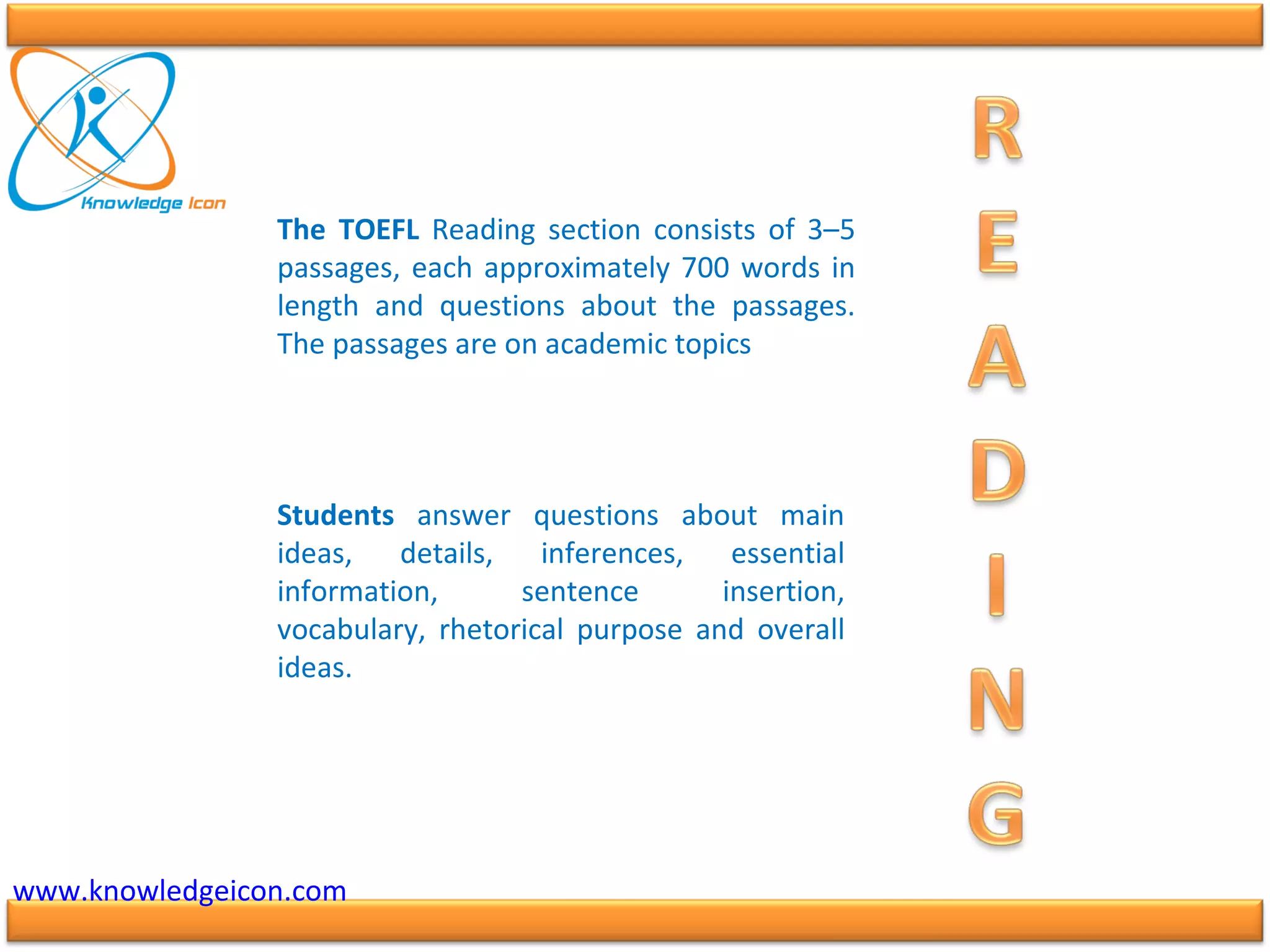 TOEFL Presentation | PPT