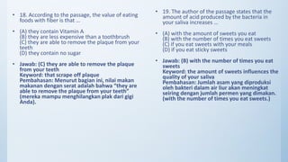TOEFL (READING) SOAL & PEMBAHASAN | PDF