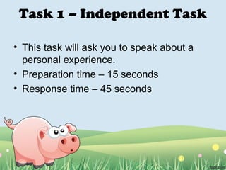 Toefl speaking | PPT