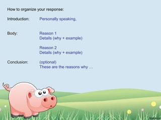 Toefl speaking | PPT