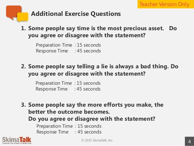 Toefl Speaking Test Preparation Lesson 5 t Toefl Speaking Test Preparation Lesson 5 t