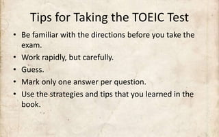 TOEIC | PPT