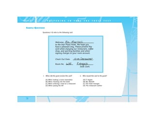 Toeic exam sample | PDF