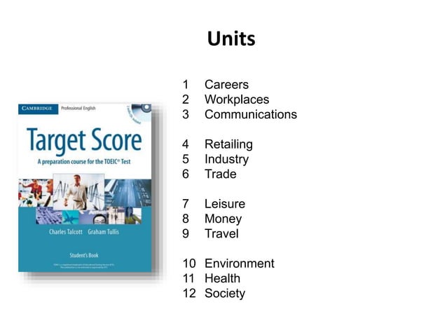 An introduction to the TOEIC Test | PPTX