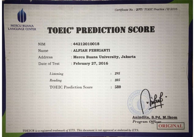 TOEIC LIA | PPT