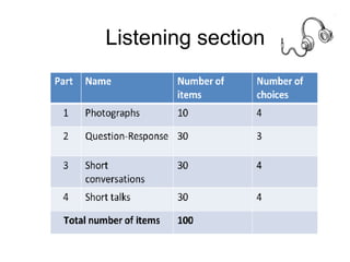 Toeic overview | PPT