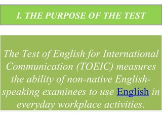 TOEIC Teaching method.ppt for TOEIC teac | PPT
