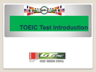 Toeic test introduction | PPT