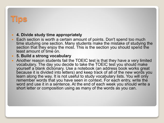 Toeic test introduction | PPT