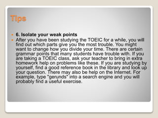 Toeic test introduction | PPT