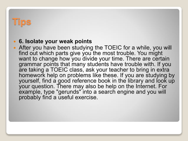 Toeic test introduction | PPT