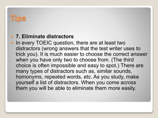 Toeic test introduction | PPT