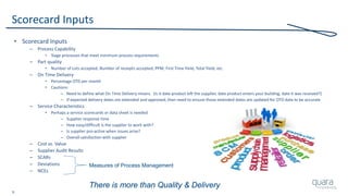 Maximizing Use of Your Supplier Scorecard - OMTEC 2018 | PDF ...