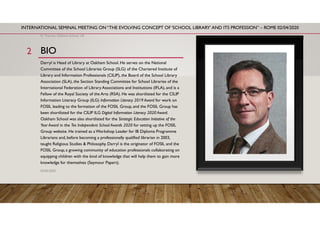 (Re)Discovering Inquiry In and Through the School Library: the FOSIL ...