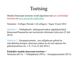 Leisure, recreatie en toerisme | PPTX