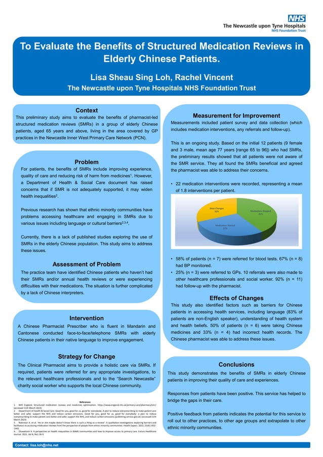 To evaluate the benefits of Structured Medication Reviews in elderly ...