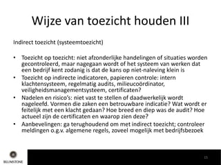 Toezicht en handhaving externe veiligheid 2013 Boris Kocken | PPT