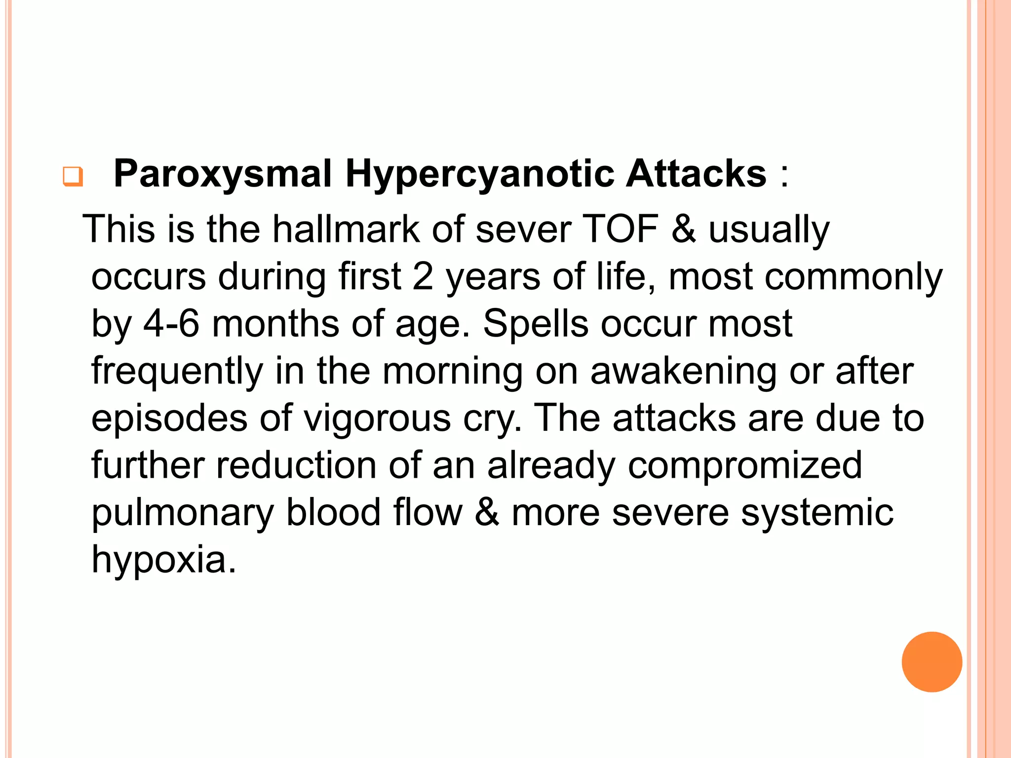 Tetralogy of Fallot (TOF) | PPTX