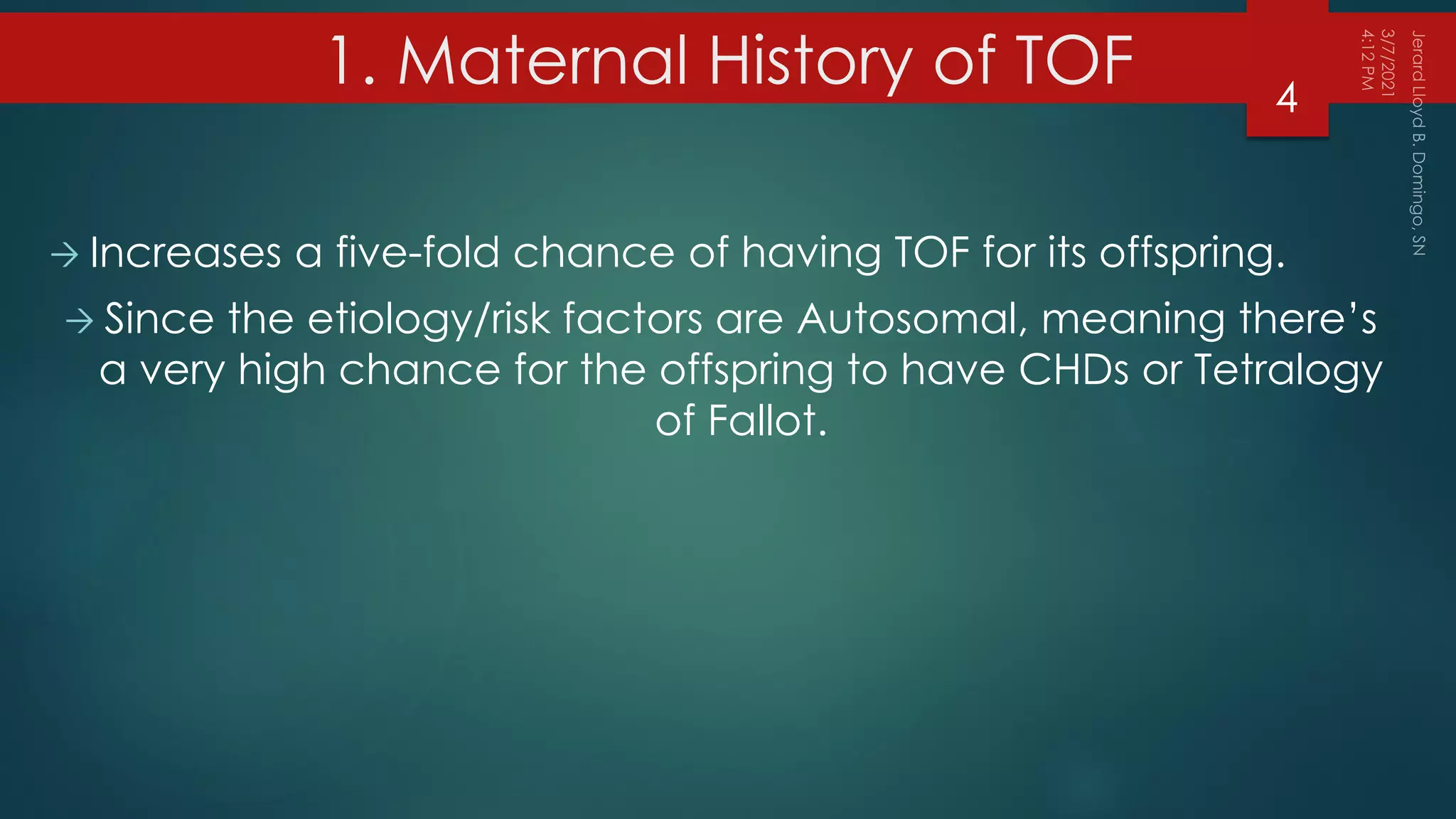 TETRALOGY OF FALLOT, BS NURSING | PDF