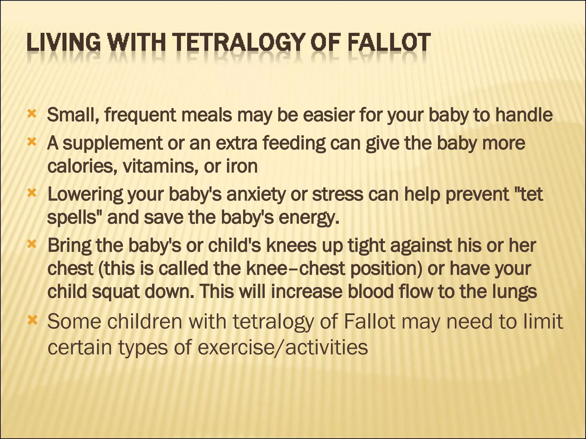 TETRALOGY OF FALLOT, PARENT TEACHING | PPT