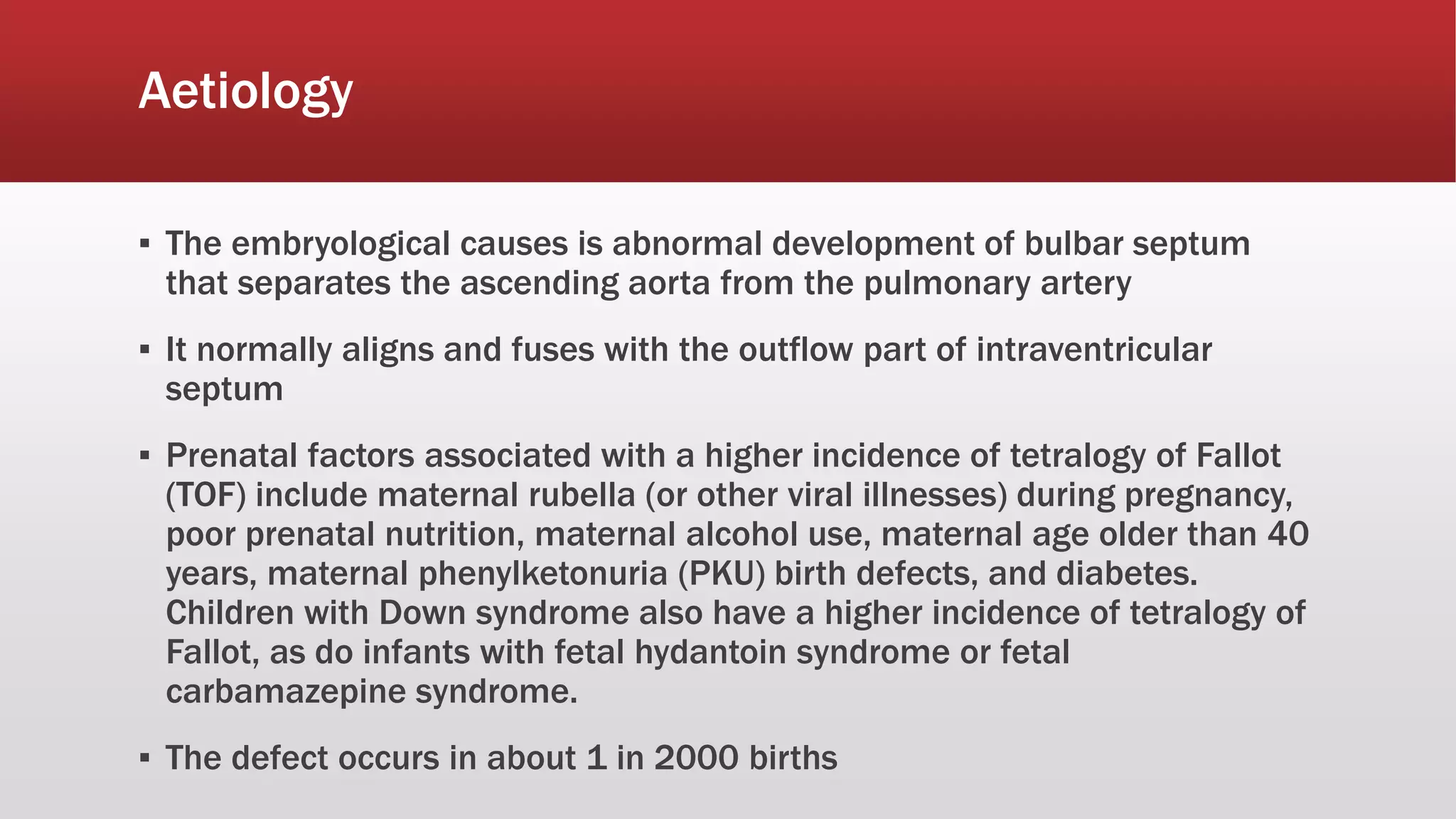 Tetralogy of fallot | PPTX