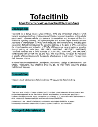 Tofacitinib | PDF