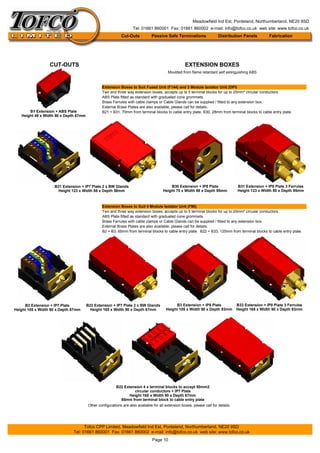 Tofco Feeder Pillars | PDF