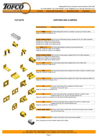 Tofco Feeder Pillars | PDF