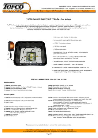 Tofco Feeder Pillars | PDF