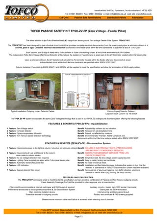 Tofco Feeder Pillars | PDF