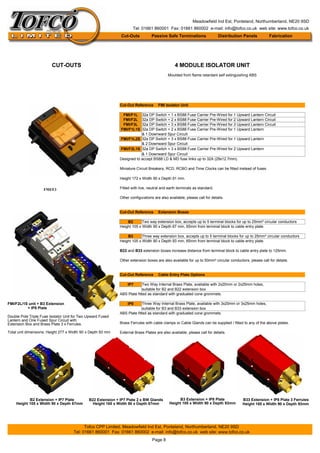 Tofco Feeder Pillars | PDF