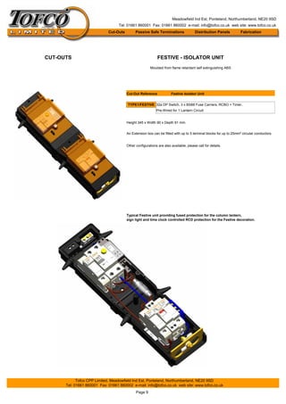Tofco Feeder Pillars | PDF