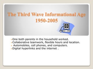 Tofflerâ€™s three waves-timeline[2] | PPTX