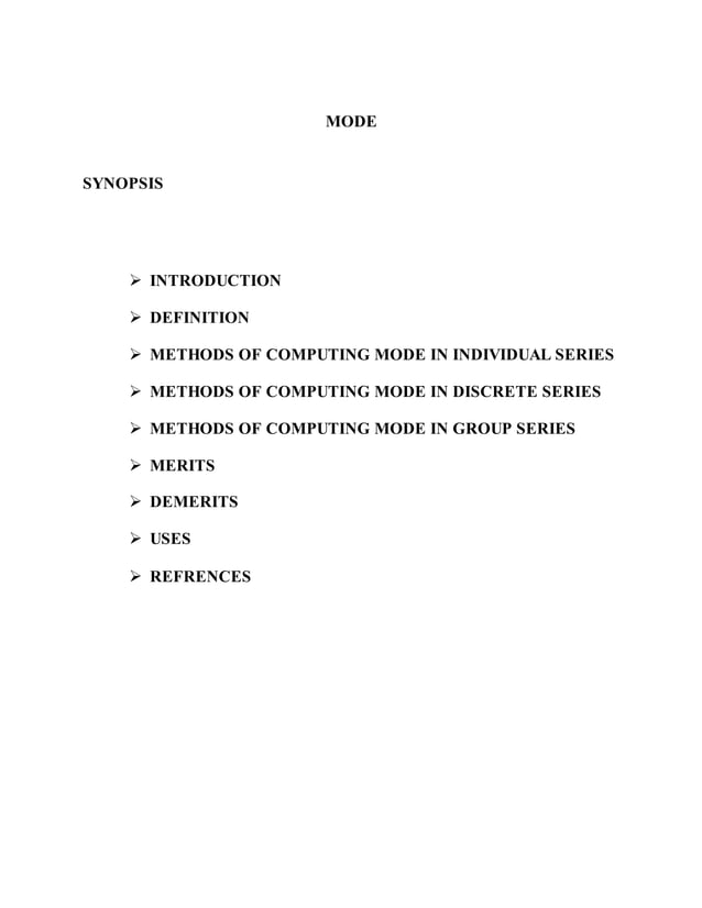 To Find Mode Docs Pdf