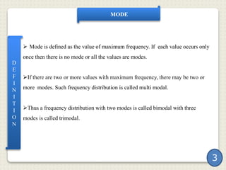 To find mode ppt | PPTX