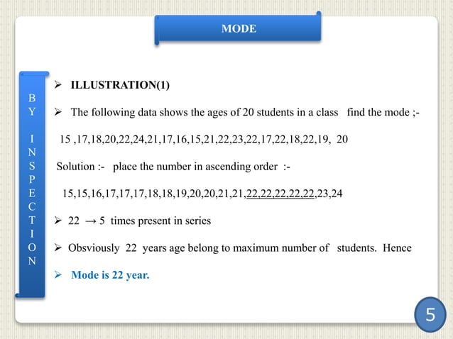 To find mode ppt | PPT