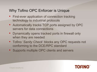 Securing OPC Classic Communications in Industrial Systems | PPSX
