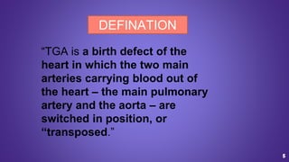 TOA (TRANSPOSION OF GREAT ARTERIES) | PPTX