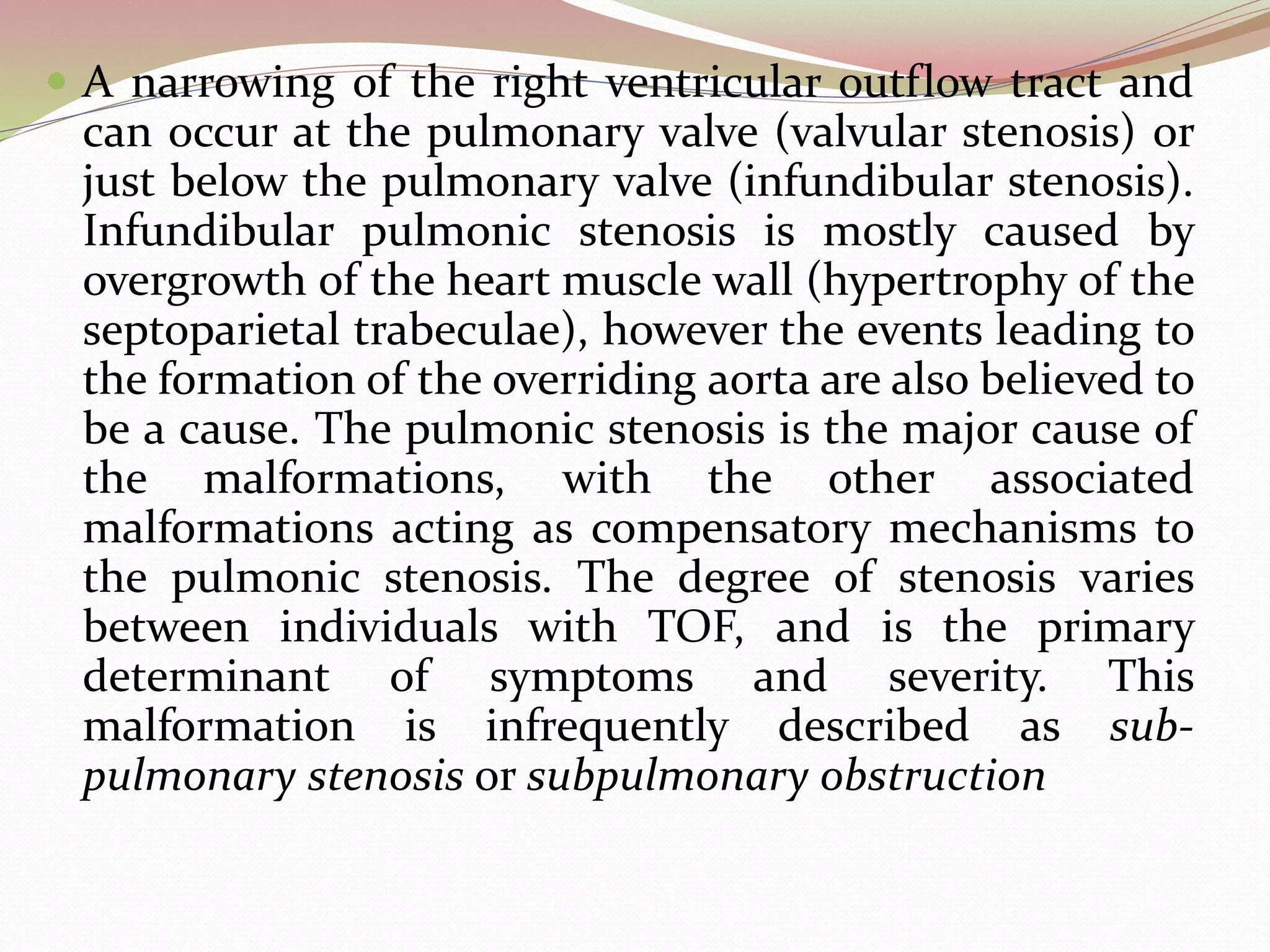 tertalogy of fallot | PPTX