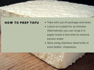 All you need to know about tofu (and how to eat it) | PDF