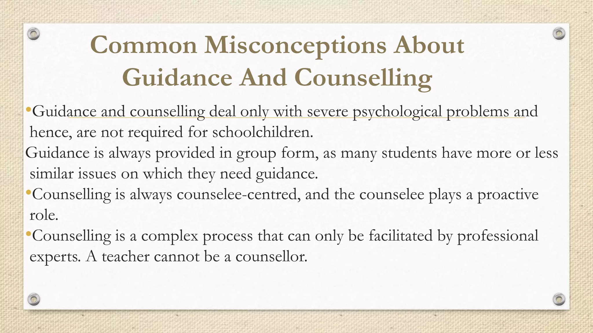 CONCEPTUAL-UNDERSTANDING OF GUIDANCE | PPT