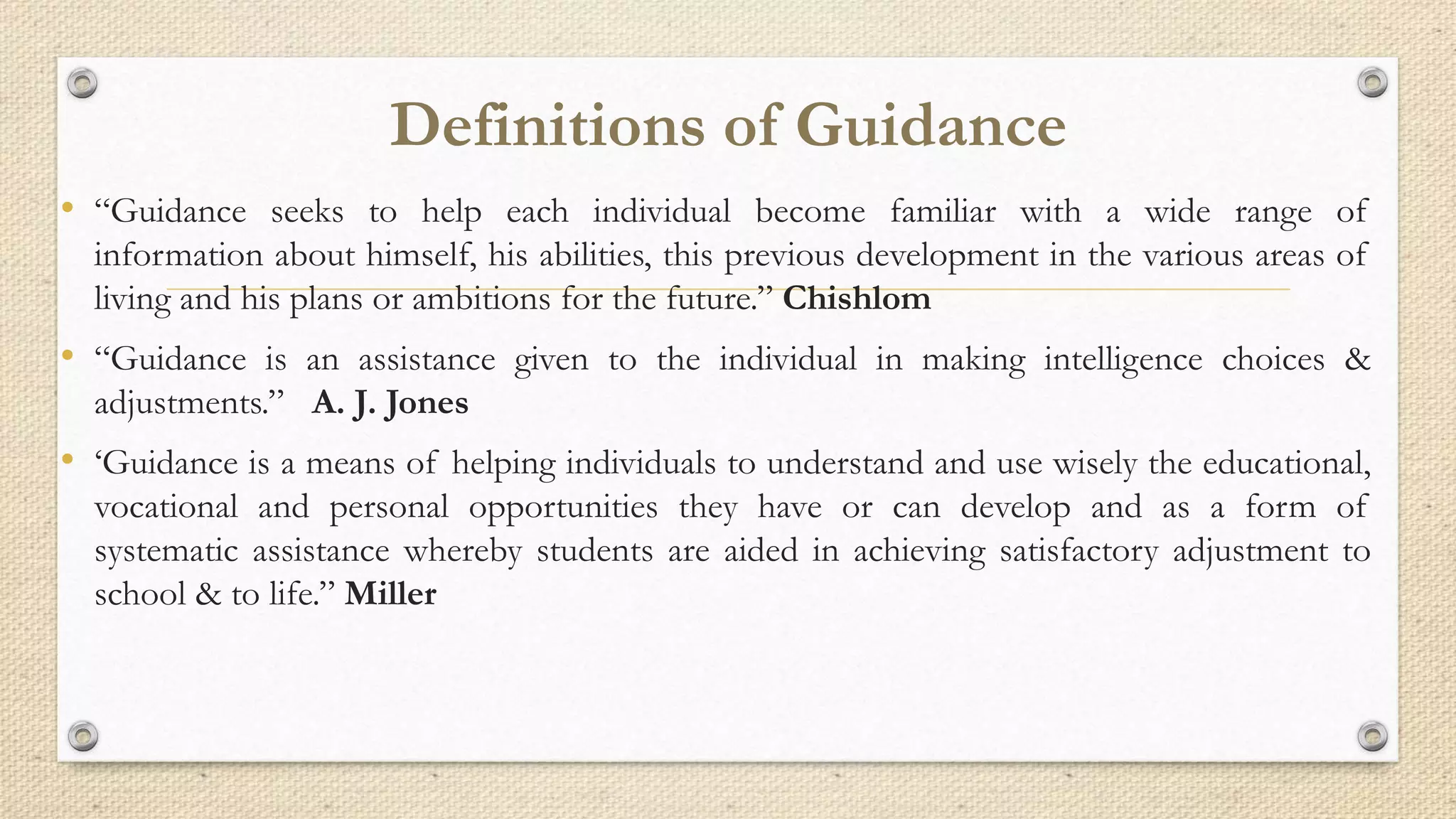 CONCEPTUAL-UNDERSTANDING OF GUIDANCE | PPT