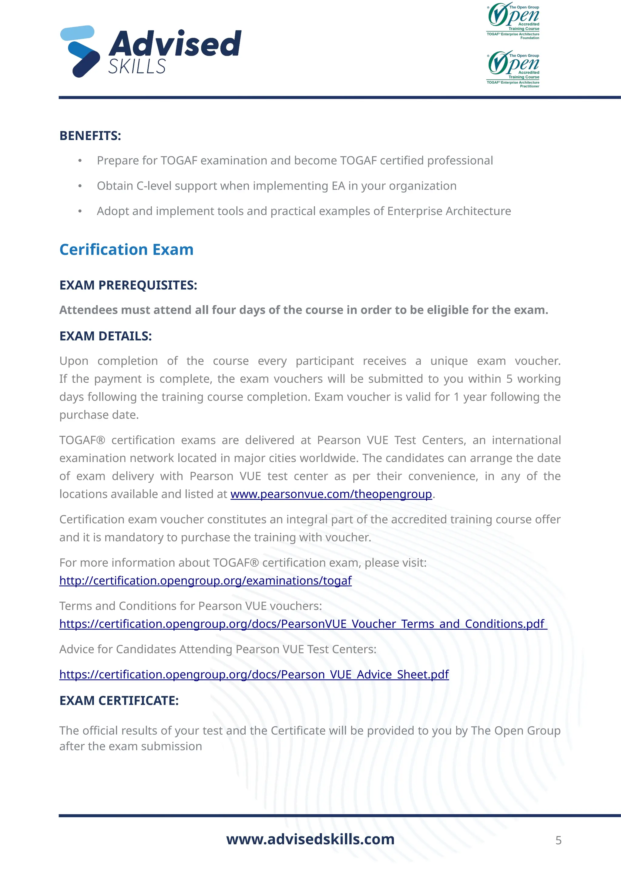 TOGAF EA Course Overview | PDF