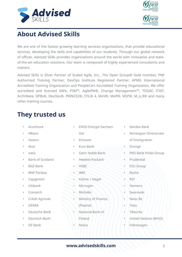 TOGAF EA Course Overview | PDF