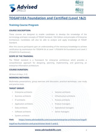 TOGAF EA Course Overview | PDF